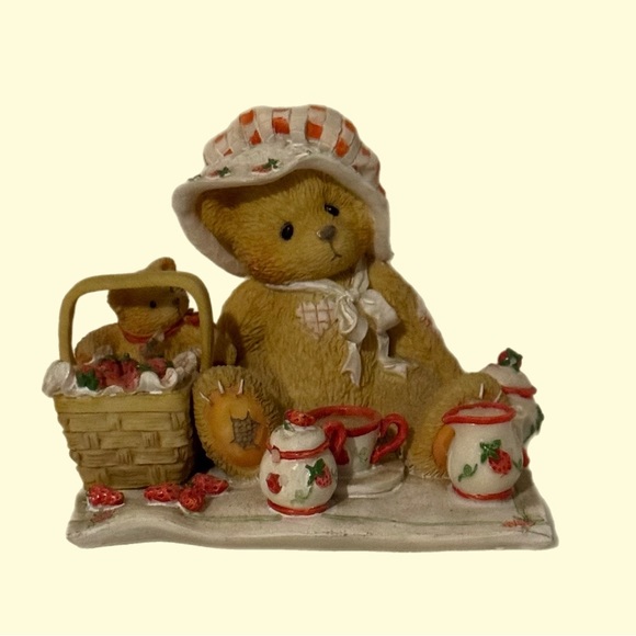 Cherished Teddies | Accents | Cherished Teddies Thelma Cozy Tea For Two ...